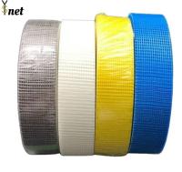 China Single Sided Self Adhesive Fiberglass Mesh 75GSM - 300GSM Fiberglass Mesh Tape for sale