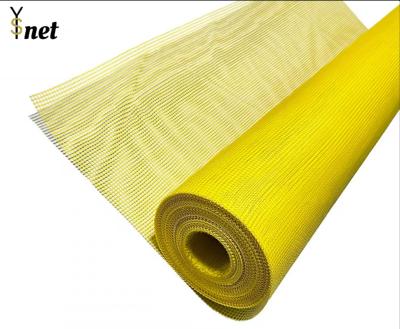 China Yellow Cement Board Fiberglass Mesh 145g/M2 Fiberglass Screen Cloth 50m - 200m for sale