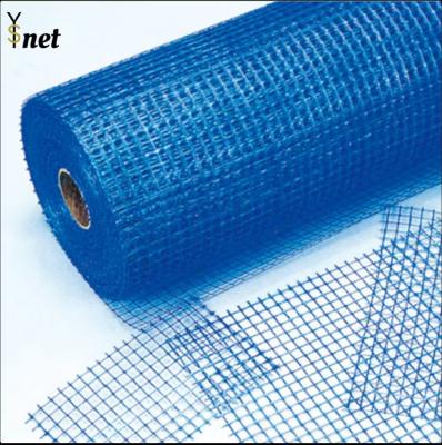 China Blue Fiberglass Plastering Mesh 1m 1.2m 1.5m Fiberglass Fabric For Roof for sale
