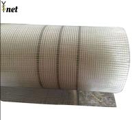 China 50m Self Adhesive Fiberglass Mesh Waterproof Fiberglass Screen Fabric Alkali Resistant for sale