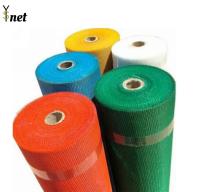 China 5*5mm 3*3mm Fiberglass Mesh Roll White Blue Green Orange Reinforcement Fiberglass Mesh for sale