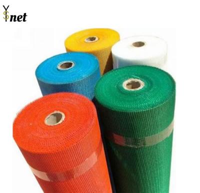 China 5*5mm 3*3mm Fiberglass Mesh Roll White Blue Green Orange Reinforcement Fiberglass Mesh for sale