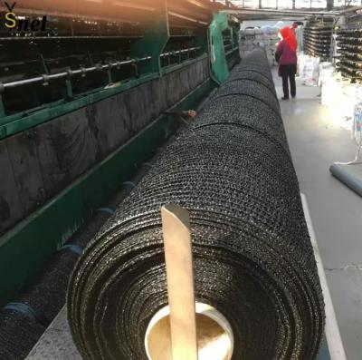 China Black Sun Shade Net HDPE Greenhouse Mesh Fabric UV Resistant for sale