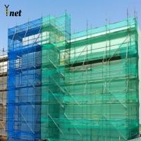 China Customized Fire Rated Netting Blue Green Scaffolding Debris Netting for sale