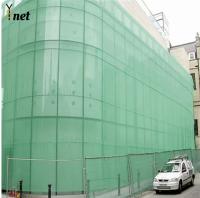 China PE Heavy Duty Debris Netting 75gsm - 350gsm Green Net For Construction Site for sale
