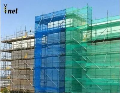 China Corrosion Resistant Blue Scaffold Netting 50m - 200m Safety Nets For Construction Sites for sale