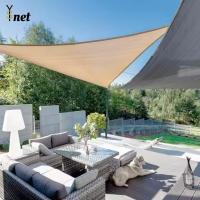 China 5x5x5m Beach Sun Shade Sail 320gsm 350gsm Custom Triangle Shade Sail for sale
