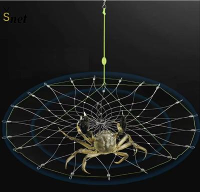 China Customized Crab Net Bait Cage Foldable Crab Catching Cage For Ultimate Catch for sale