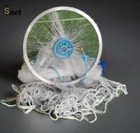 China Aluminum Ring Sea Fishing Net HDPE Hand Cast Net White High strength for sale