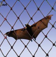 China Polyethylene Bat Exclusion Netting Black Heavy Duty Bird Mesh UV Resistant for sale