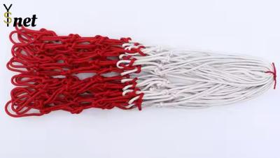 China Custom Basketball Net Source Factory Wholesale Price PP PET 16 Strands of Braided Rope Basketball Net for sale