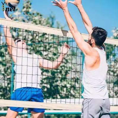 China 9.5*1m Multi Sport Net PP Volleyball Training Net White For Volleyball Practice for sale
