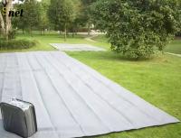 China 3x8m Plastic Camping Mat Knitted Caravan Outdoor Carpet Customized for sale