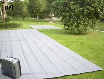 China 3x8m Plastic Camping Mat Knitted Caravan Outdoor Carpet Customized for sale