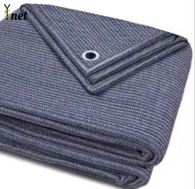 China 240GSM Carpet Net Blue / Grey Outdoor Plastic Camping Rugs for sale