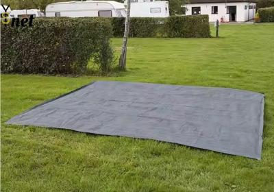 China 280GSM Breathable Awning Groundsheet 2x2m Porch Awning Carpet Grey for sale