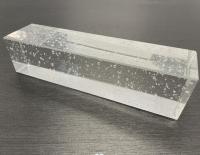 China Exterior Decorative Glass Bricks Walls External Transparent Lustrous Fused for sale