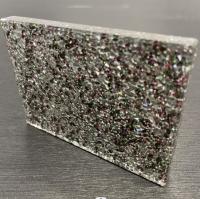China Exterior Decorative Glass Bricks Walls External Transparent Lustrous Fused for sale