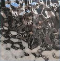 China Ss Water Stainless Steel Ripple Sheet Stamped  Wall Panel Ceiling PVD Mirror Wave for sale