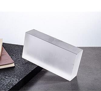 China 12x12x4 4x8 Crystal Glass Block Bricks Frosted Material Privacy Conscious Architectural Glass Crystal Tiles for sale
