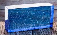 China Colored Glass Bricks Wall Tough Clear Solid For Building Interior Decoration for sale