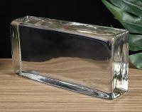 China Transparent Glass Bricks For Roof Square Solar Ice Garden Waterproof Frosted Decorative Light for sale
