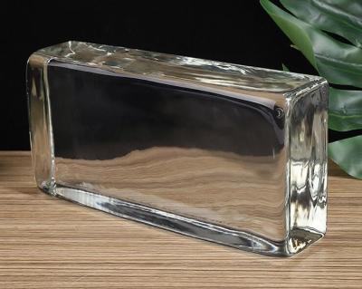 China Transparent Glass Bricks For Roof Square Solar Ice Garden Waterproof Frosted Decorative Light for sale
