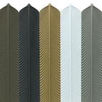 China Polyurethane PU Wall Panel Creative Shape Sheets Light Ceramic Stone Feather for sale