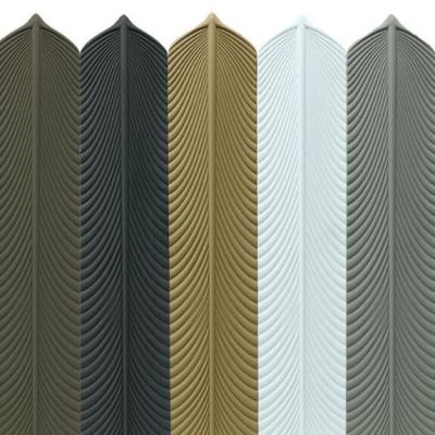China Polyurethane PU Wall Panel Creative Shape Sheets Light Ceramic Stone Feather for sale