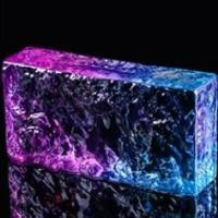 China Large Decoration Wall Panel  For Sale Crystal Clear Stained Translucent Glass Block for sale