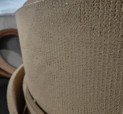 China 6100 BGO Non Asbestos Woven Brake Lining Roll with Brass Wire and Aramid Fiber for Heavy Industrial Use for sale