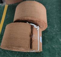 China 6100 BGO Non-Asbestos Woven Brake Lining Roll Brass Wire 5-35mm 200℃ for sale