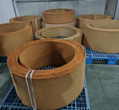 China BGO Non Asbestos Woven Brake Lining 200℃ 5-35mm for Ship Anchor Brake for sale