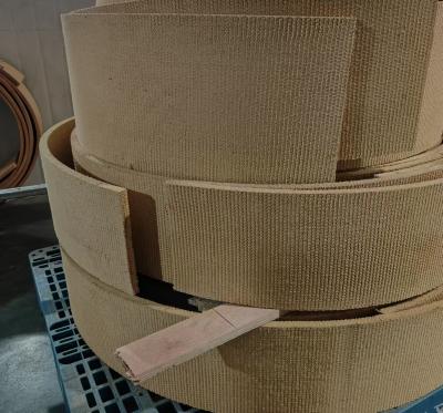 China 6100 BGO Non Asbestos Woven Brake Lining Roll with Brass Wire and Aramid Fiber for High Temperature Resistance for sale