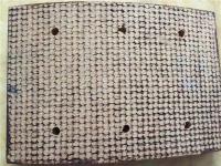 China High Tenacity Asbestos-Free Woven Brake Blocks 4-35mm Thickness with ISO 9001 Certification for sale