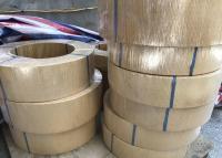 China Asbestos Fiber Woven Brake Lining Roll For Braking Deceleration / Transmitting Power for sale