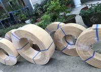 China Yellow Asbestos Woven Brake Lining Roll , Woven Friction Lining Material for sale