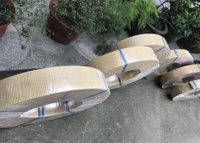 China CAS-L Asbestos Woven Brake Lining Roll 5-30mm Thick x 500mm Wide for Industrial Machinery for sale