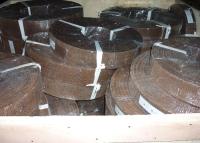 China Flexible Asbestos Woven Brake Lining Roll with 200℃ Heat Resistance and 0.35-0.65 Friction Coefficient for Industrial Machinery for sale
