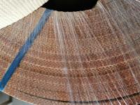 China Wire Reinforced Non Asbestos Woven Brake Lining For Windlass for sale