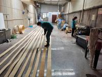 China Wear Resistant Asbestos Free Woven Brake Shoe Lining Material for sale