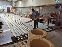 China Non-Asbestos Woven Brake Lining Roll Brass Wire Inserted for Ship Anchor 250C for sale