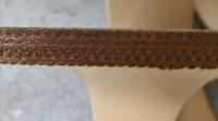 China Non-Asbestos Woven Brake Lining Roll 0.65μ 250℃ for Ship Winch Crane for sale