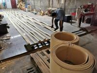China Non Asbestos Woven Brake Lining Roll 250°C 4.0Mpa for Anchor Windlass Winch for sale