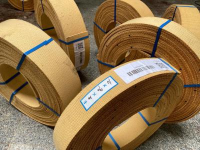 China Non-Asbestos Woven Brake Lining for Winch & Windlass - 250°C Heat Resistance, 0.25-0.65 Friction Coefficient for sale