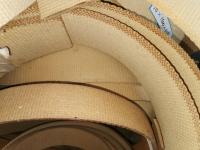 China Non-asbestos Woven Brake Lining Rolls Ship Winch Brake Lining dock crane brake lining for sale