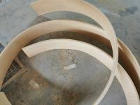 China 0.25μ 250 Degree Anchor Non Asbestos Woven Brake Lining for sale