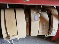 China No Pollution Asbestos Free Woven Brake Lining Roll For Hoist for sale