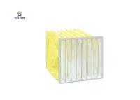 China Solid Sructure Aluminum Bag Filter All Metal Frame Hepa 14 Filter 500mm for sale