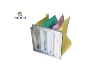 China Low Energy Consumption Open Bag 85% Hepa Bag Filter Unique Structure for sale